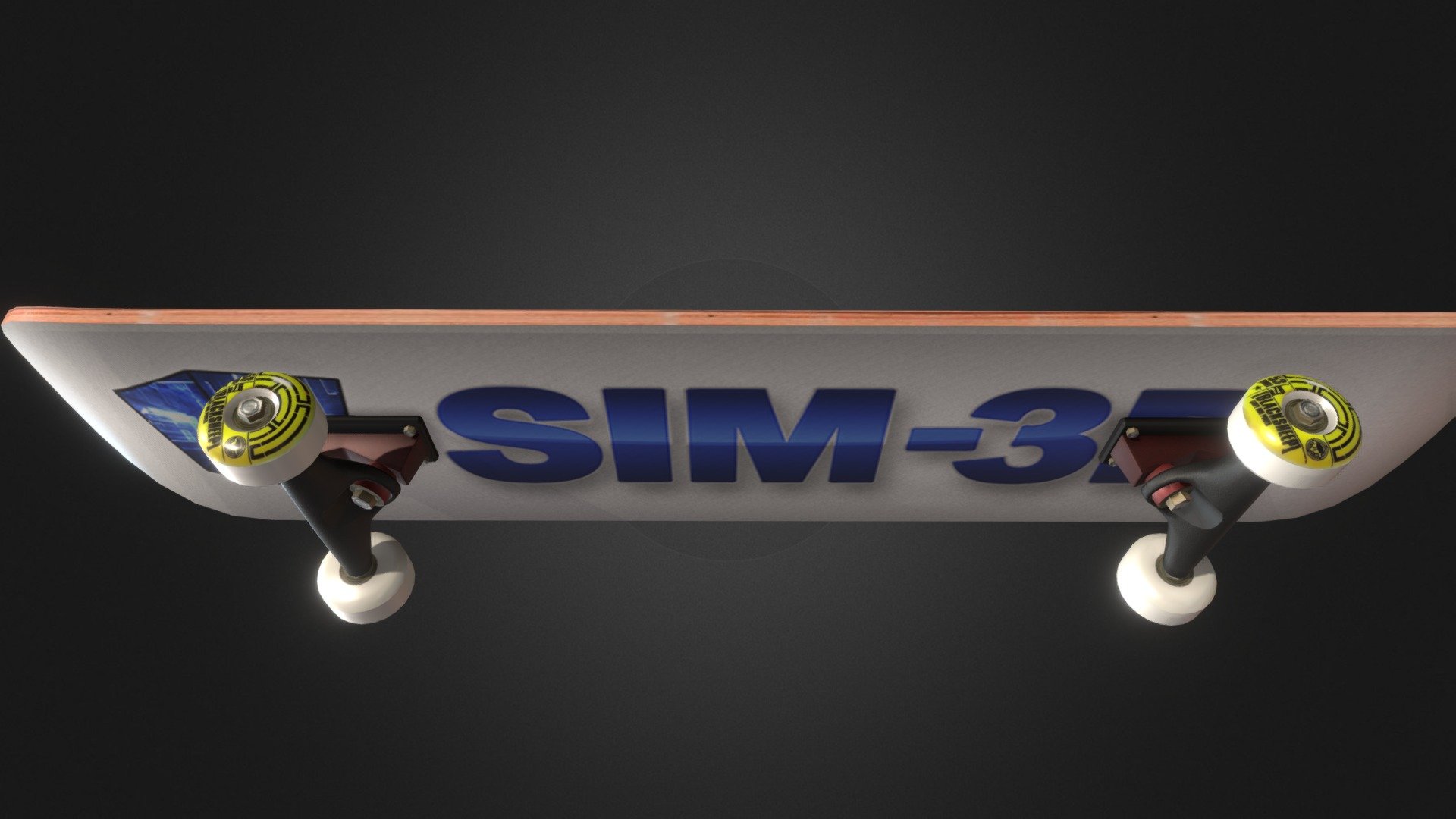 SkateboardSIM - Buy Royalty Free 3D model by dalcezar [10db32f] - Sketchfab Store