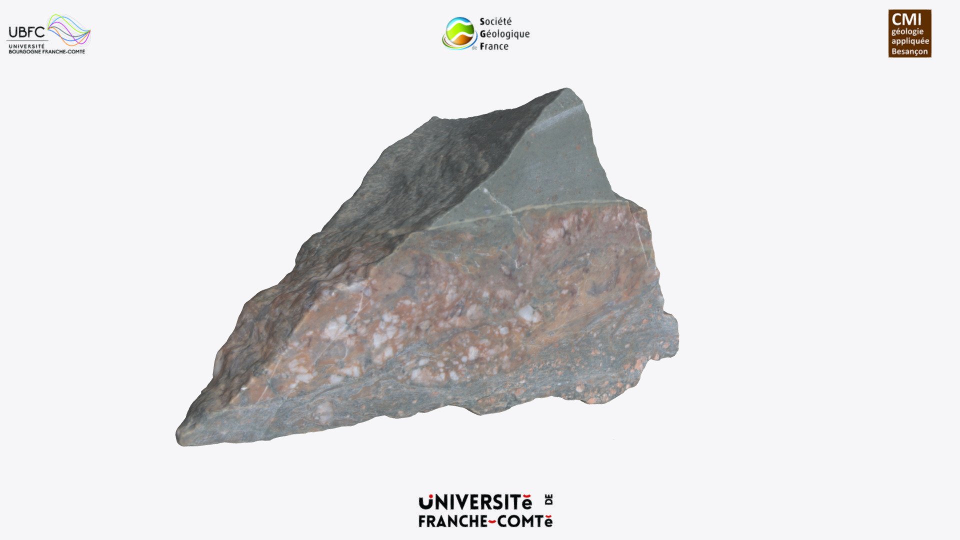 Limite Mylonite Eurite - Massif Serre 2022 - 3D model by Société ...