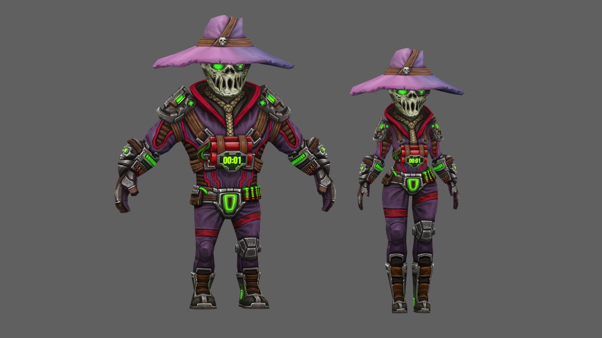 F_sniper_halloween - 3D model by CC (@ccsf) [10de1a6] - Sketchfab