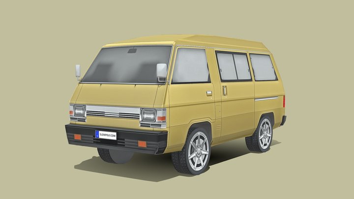 Mitsubishi-delica 3D models - Sketchfab