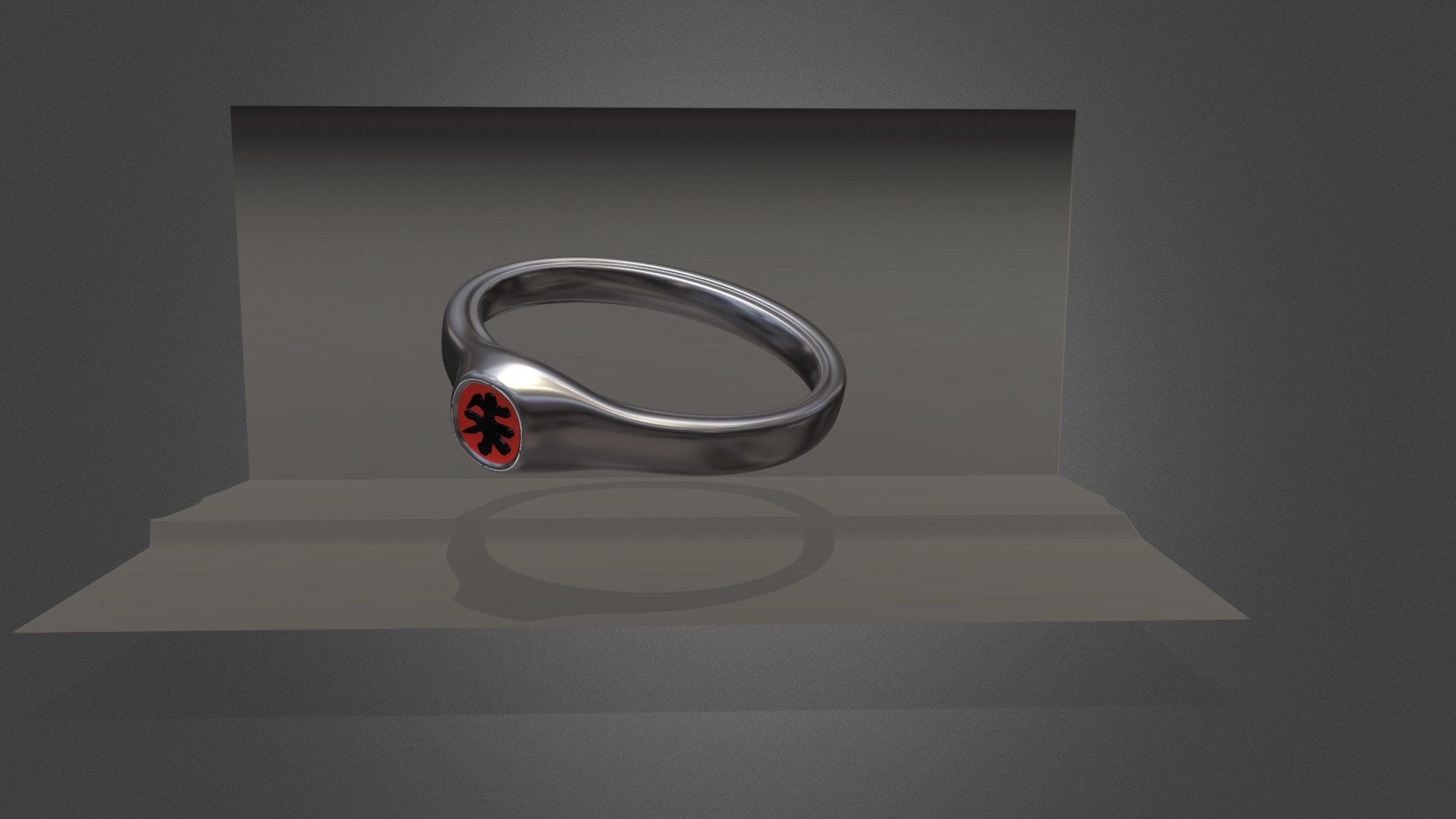 Itachi Uchiha Akatsuki Ring (naruto) - Download Free 3D model by ...