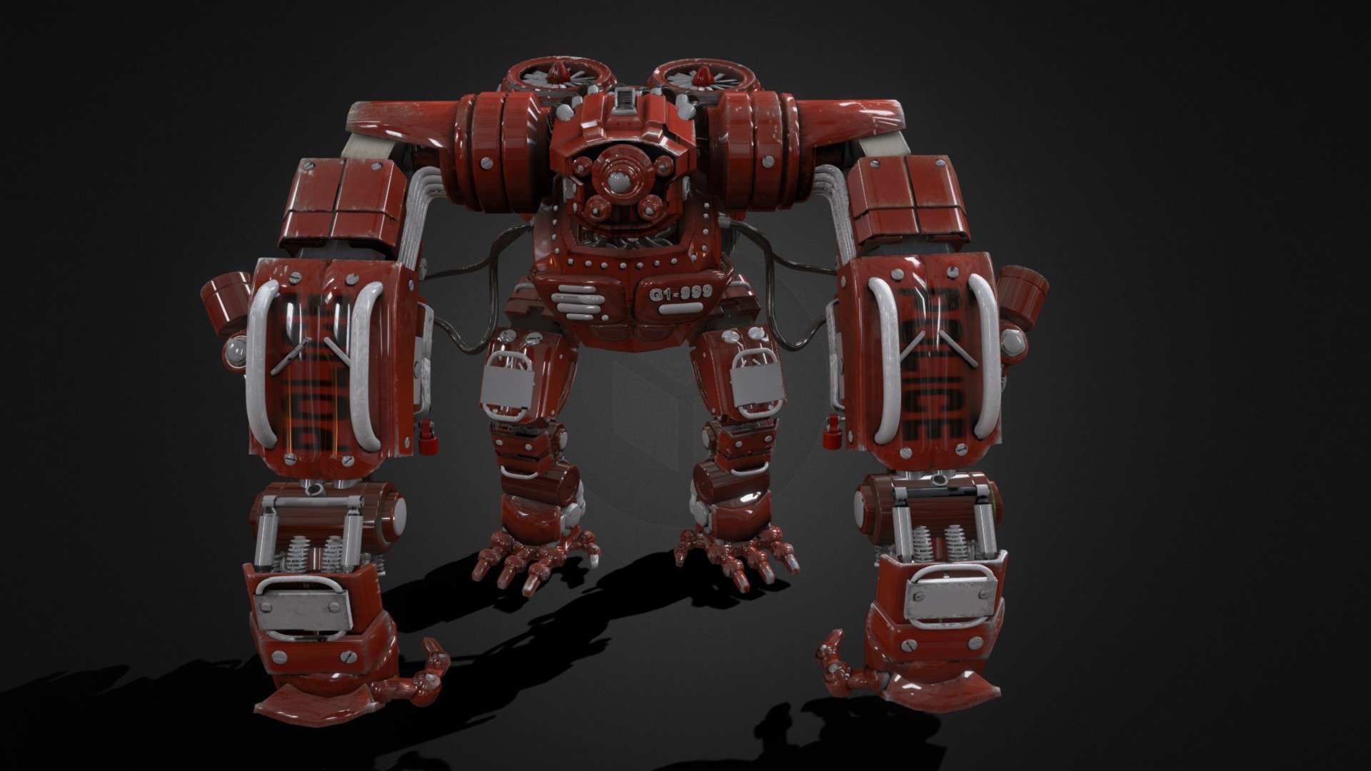 Ape Mech - 3D model by abolaji-amusa [10e17fa] - Sketchfab
