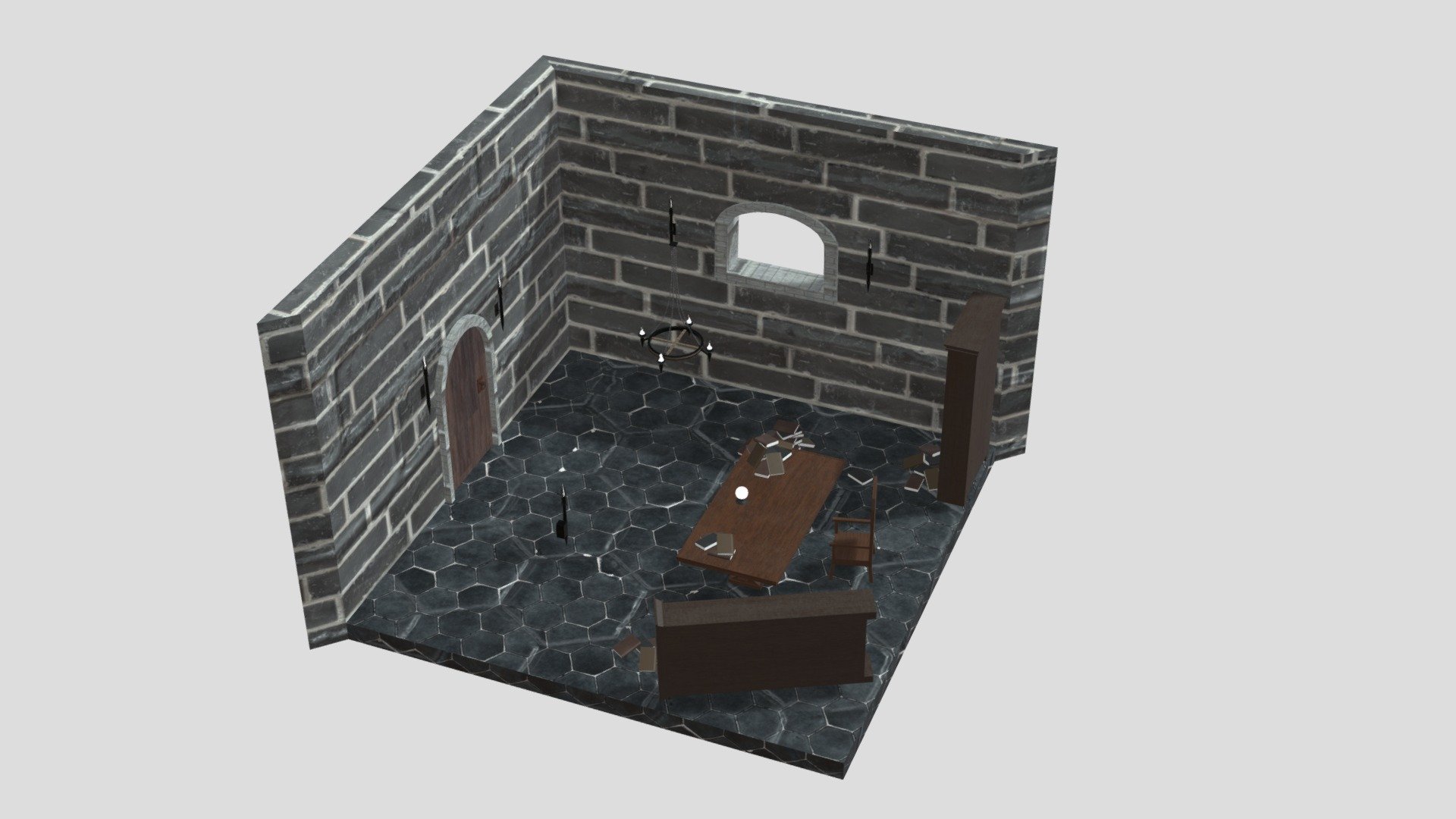 The tower room - 3D model by Matheus Amicucci (@MatheusAmicucci ...