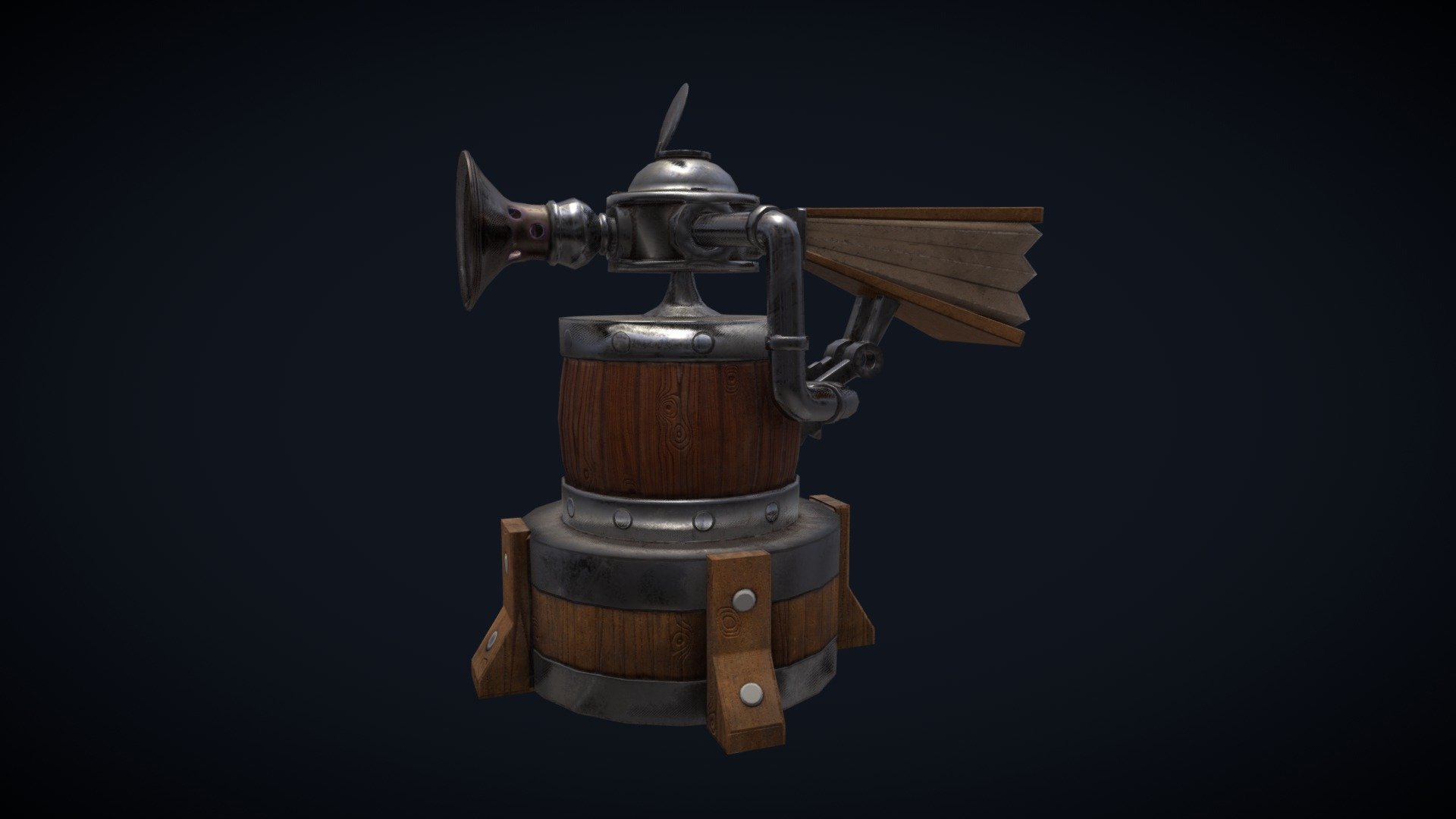 Flamethrower - 3D model by n_martinez. [10e1d34] - Sketchfab