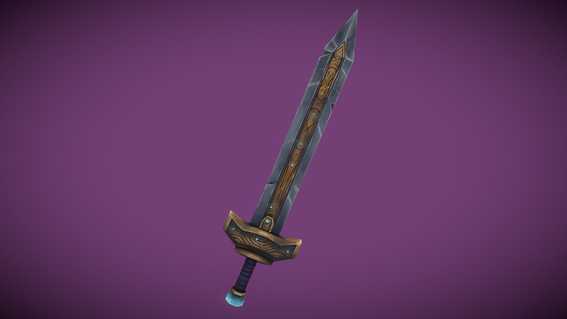 Low poly Sword - 3D model by FaNapha [10e28b2] - Sketchfab