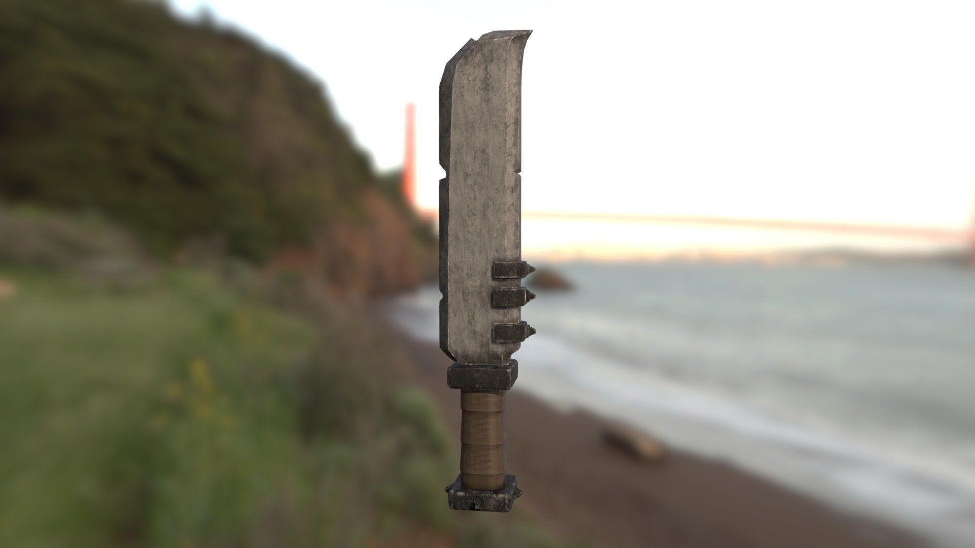 Damaged Knife - 3D model by Niuol [10e31bc] - Sketchfab