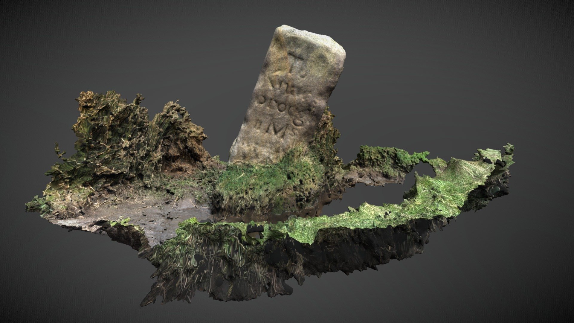 Middleton Moor Milestone (IAG439) - Download Free 3D model by England's ...