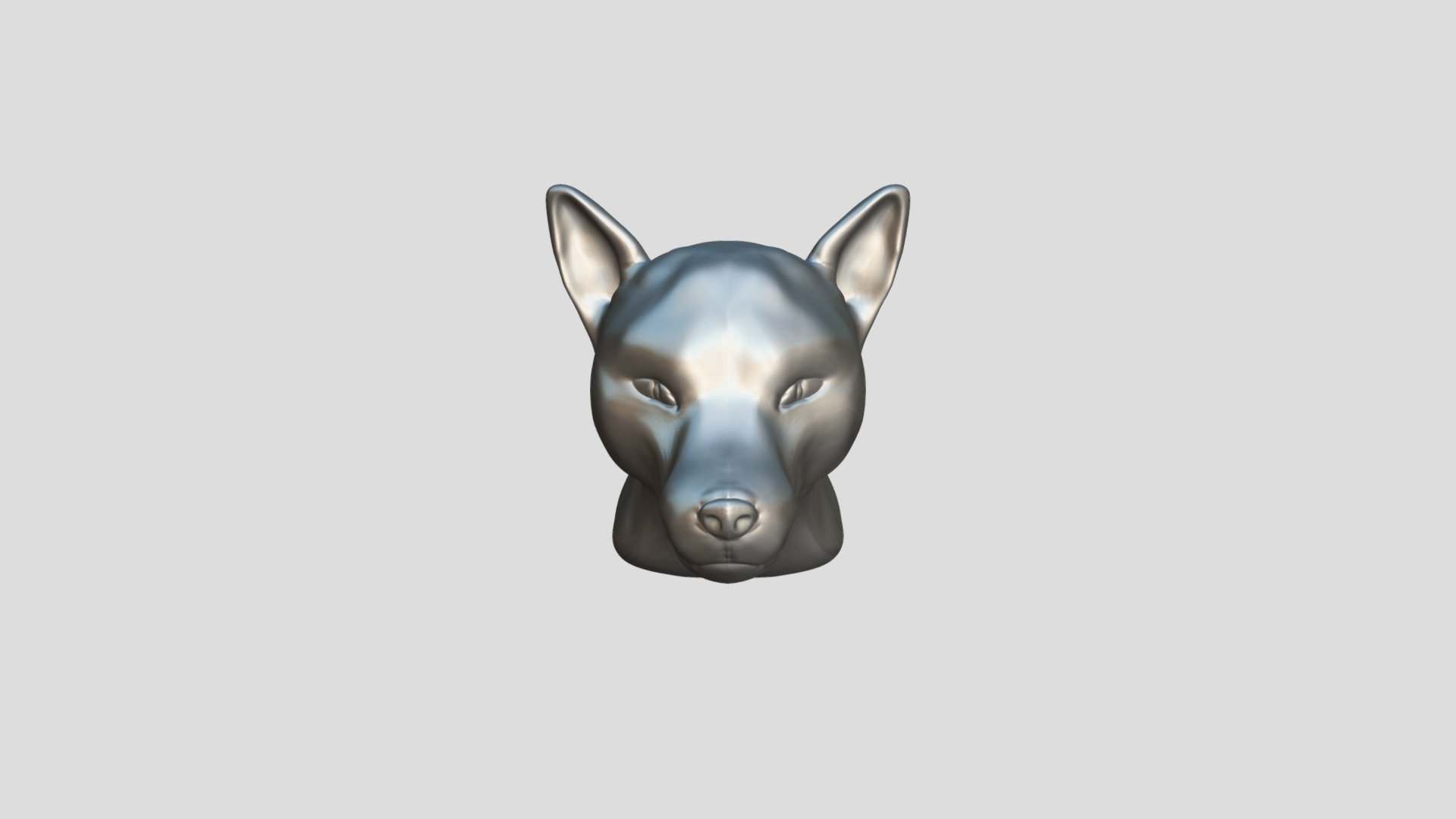 Fox Head - 3D model by landek [10e87d6] - Sketchfab