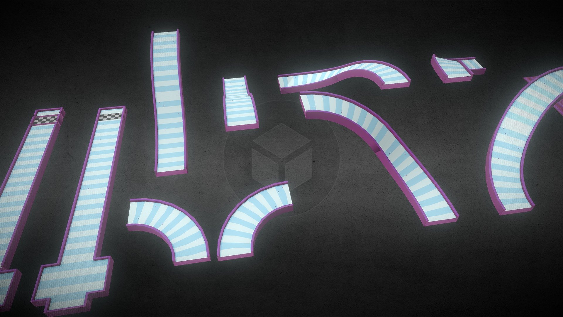 Low Poly Platforms Pack - Download Free 3D model by David Montaña ...