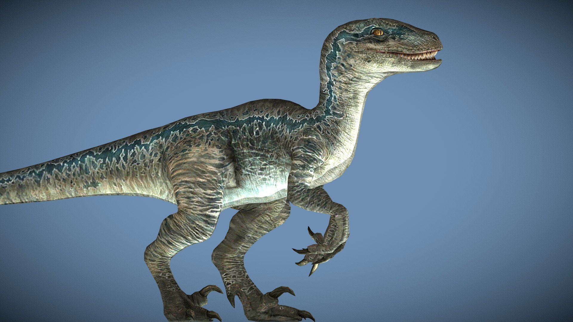 Jurassic World The Game Blue Level 40 Download Free 3d Model By 8528