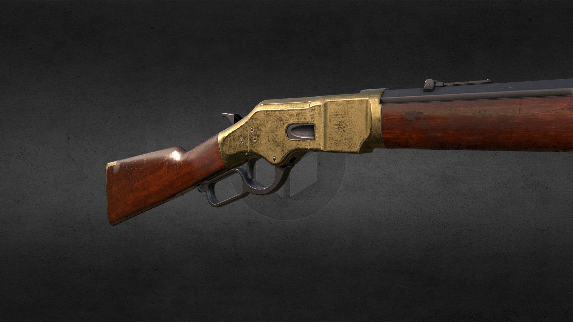 Winchester M1866 - Buy Royalty Free 3D model by filthycent [10eec98 ...