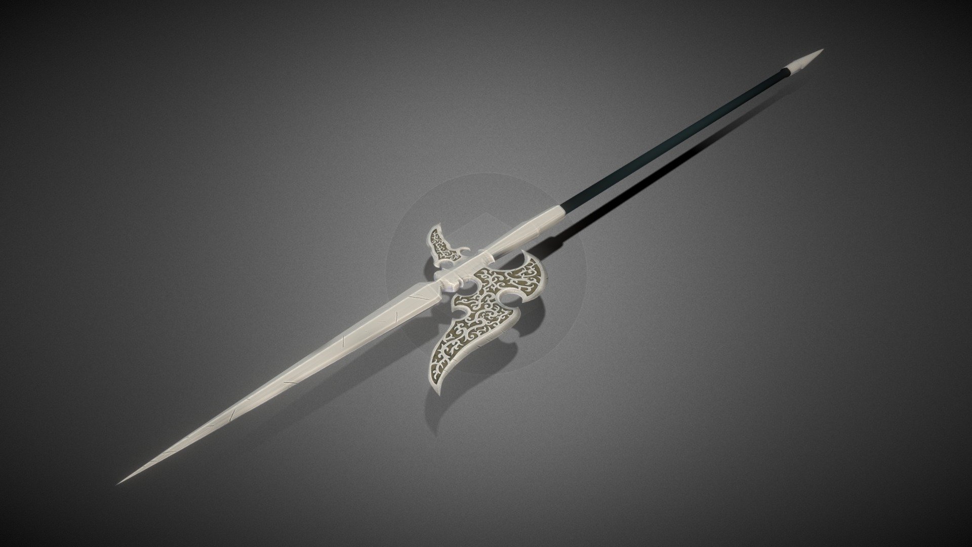 Crest Halberd - 3D model by frogsmith [10ef143] - Sketchfab
