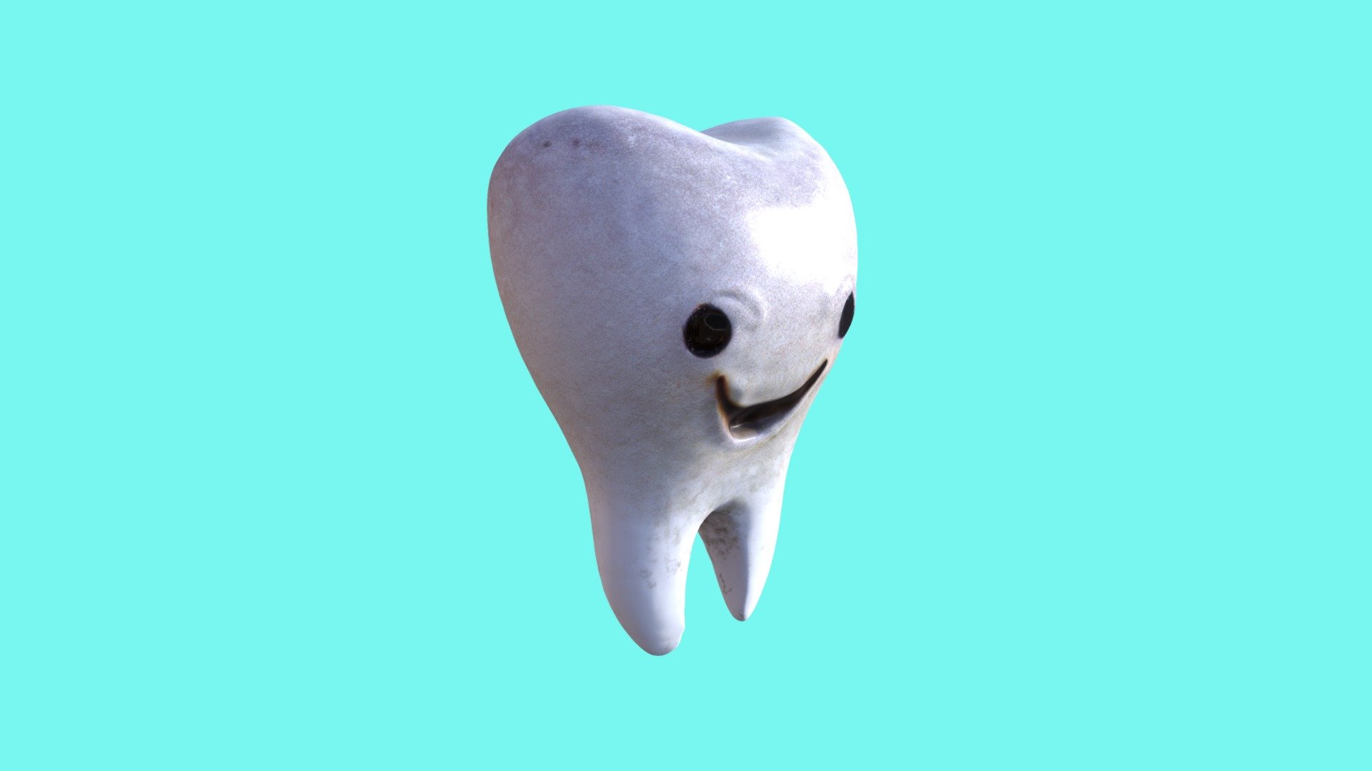 toon smiling tooth - Download Free 3D model by vicente betoret ferrero ...