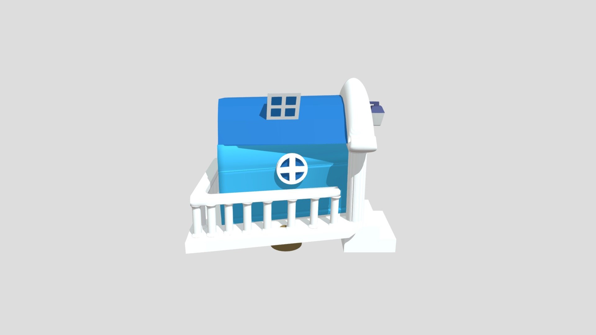 Kar Karych home from Smeshariki / Gogoriki - Download Free 3D model by ...