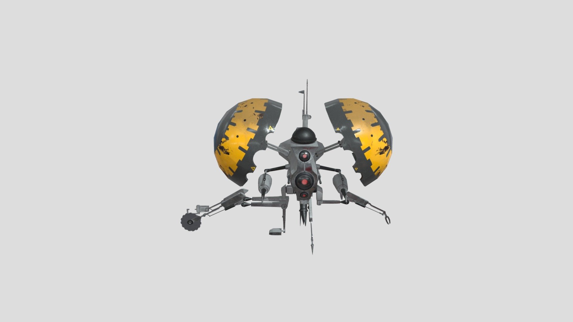 Buzz-droid-star-wars - 3D model by Ara_my45yt [10f153d] - Sketchfab