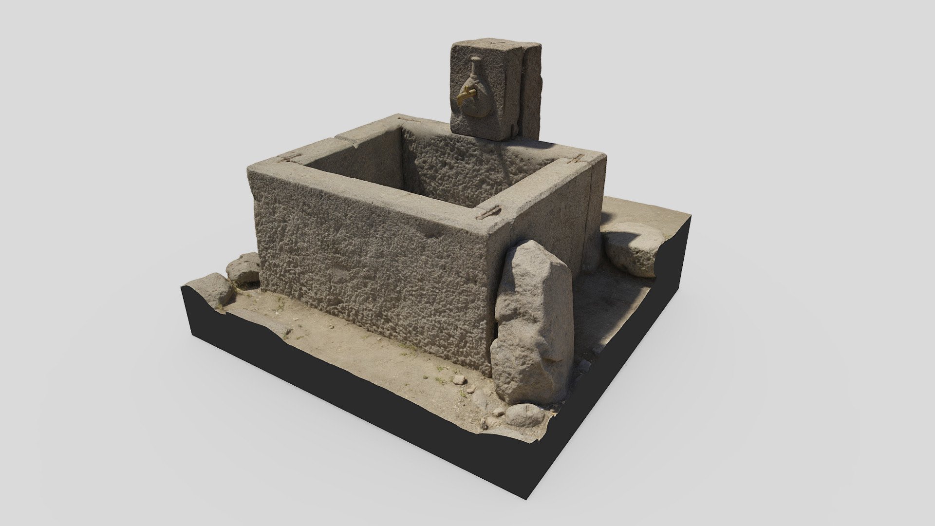 Pompeii - Public Water Fountain 20 - Download Free 3D model by Opus ...