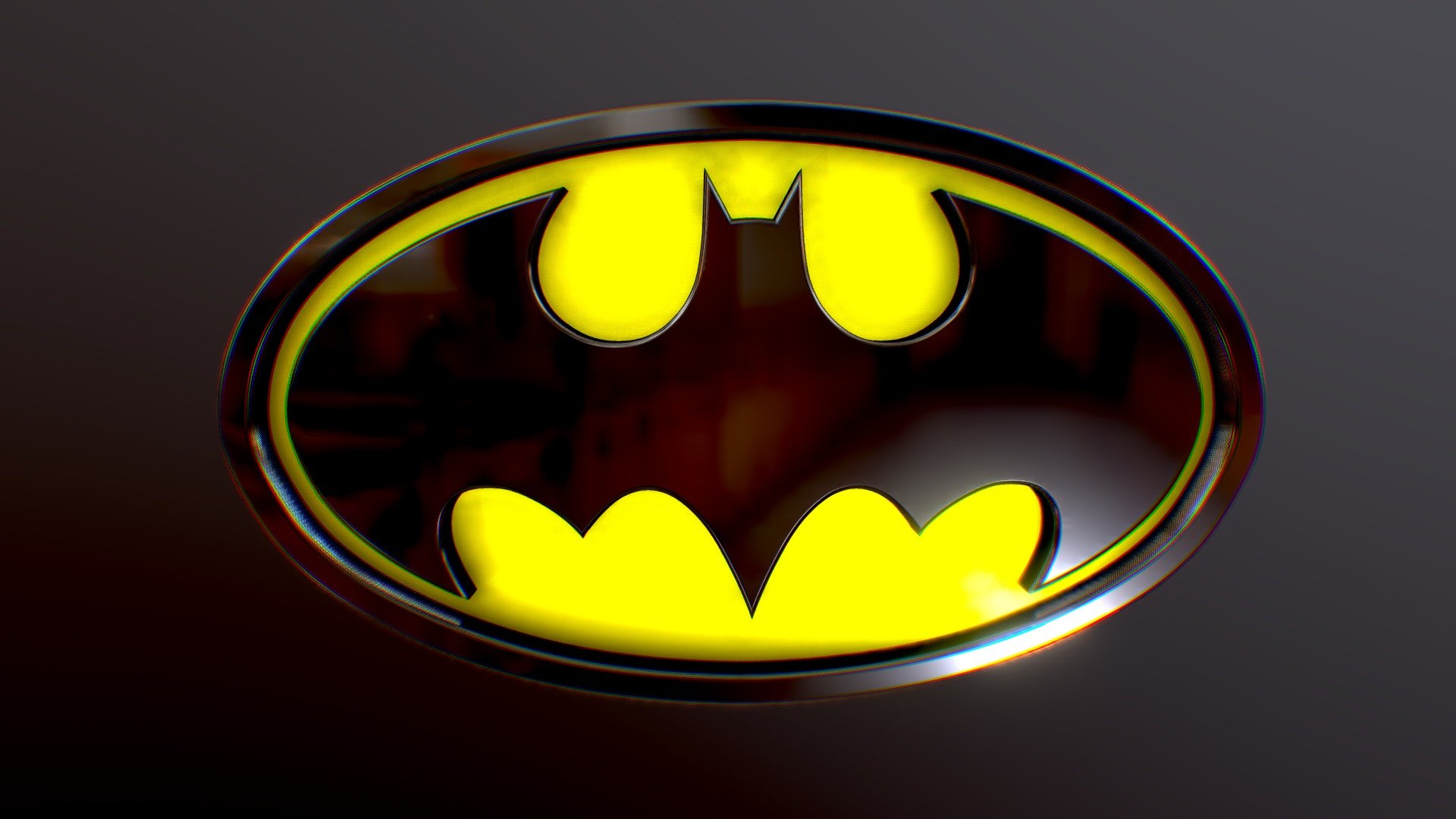 Batman Shield 01 - Buy Royalty Free 3D model by Aristar Asuncion ...