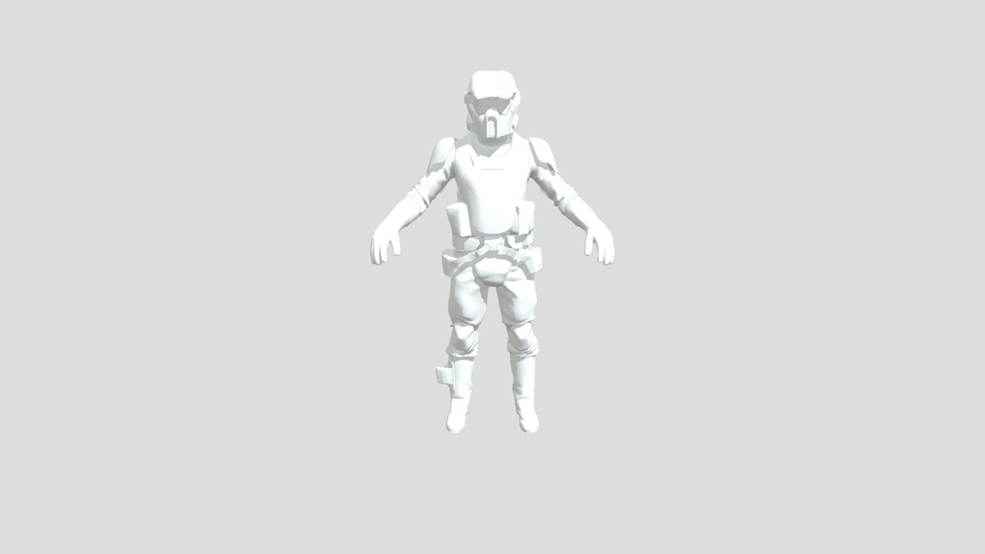 Fo Treadspeeder trooper aka scout - Download Free 3D model by ...