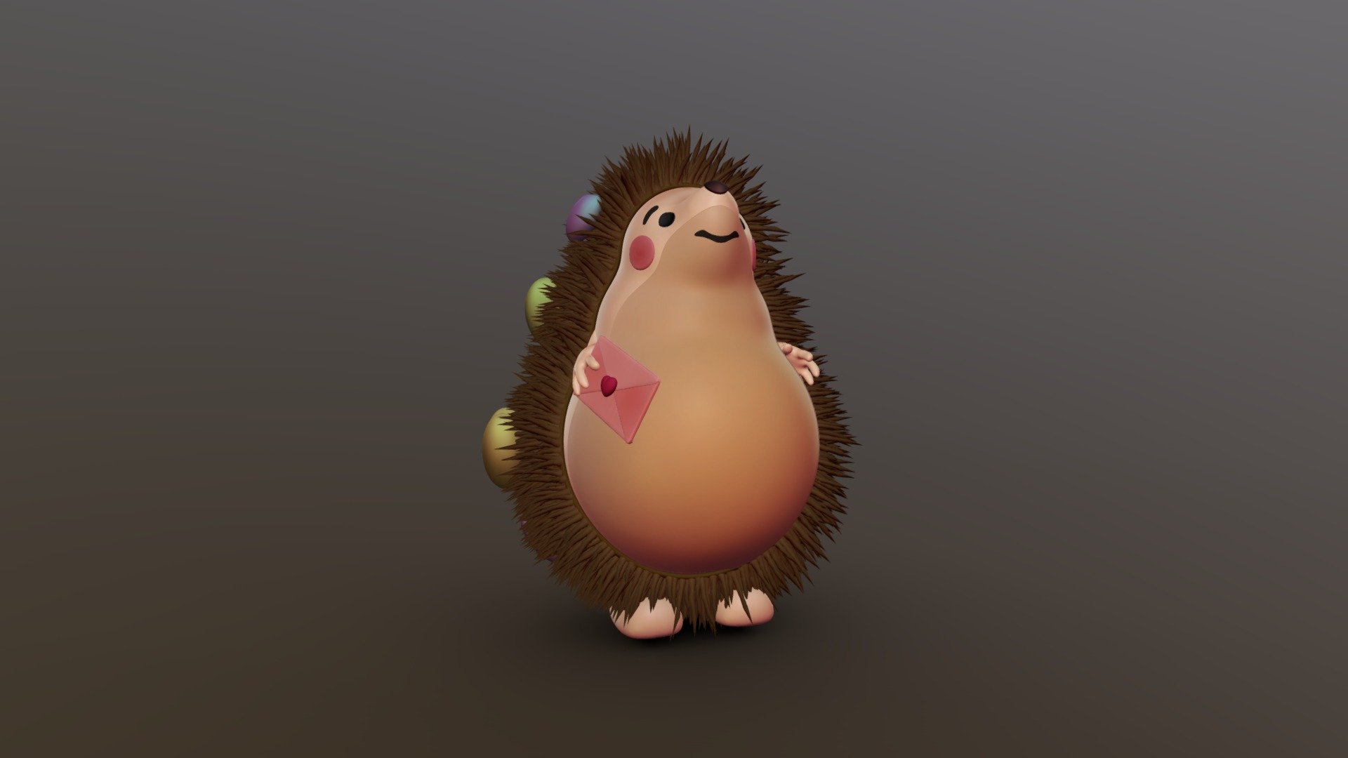 Hedgehog postman - 3D model by Anna Frolova (@Frolyavka) [10f835d ...