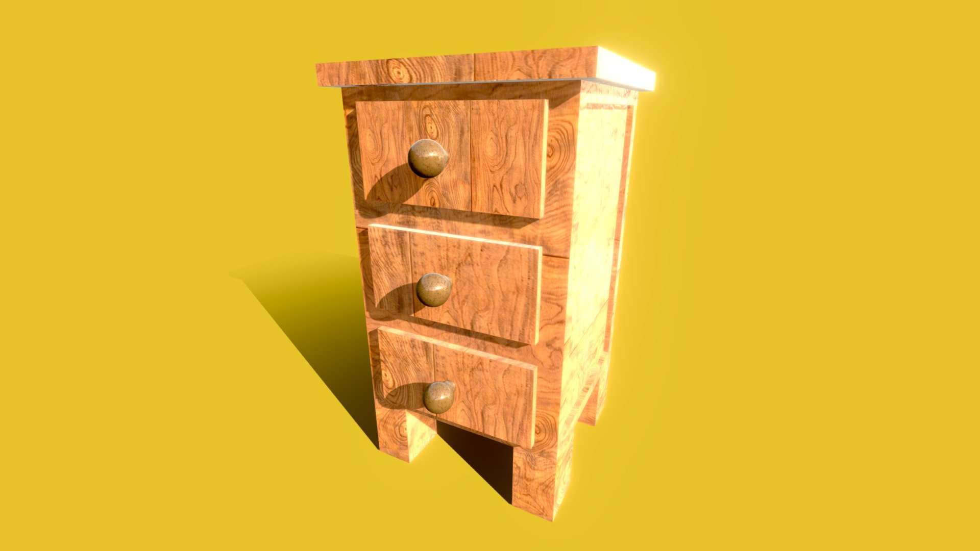 Bedside Table 1 - Download Free 3D model by rhcreations [10f8d65 ...