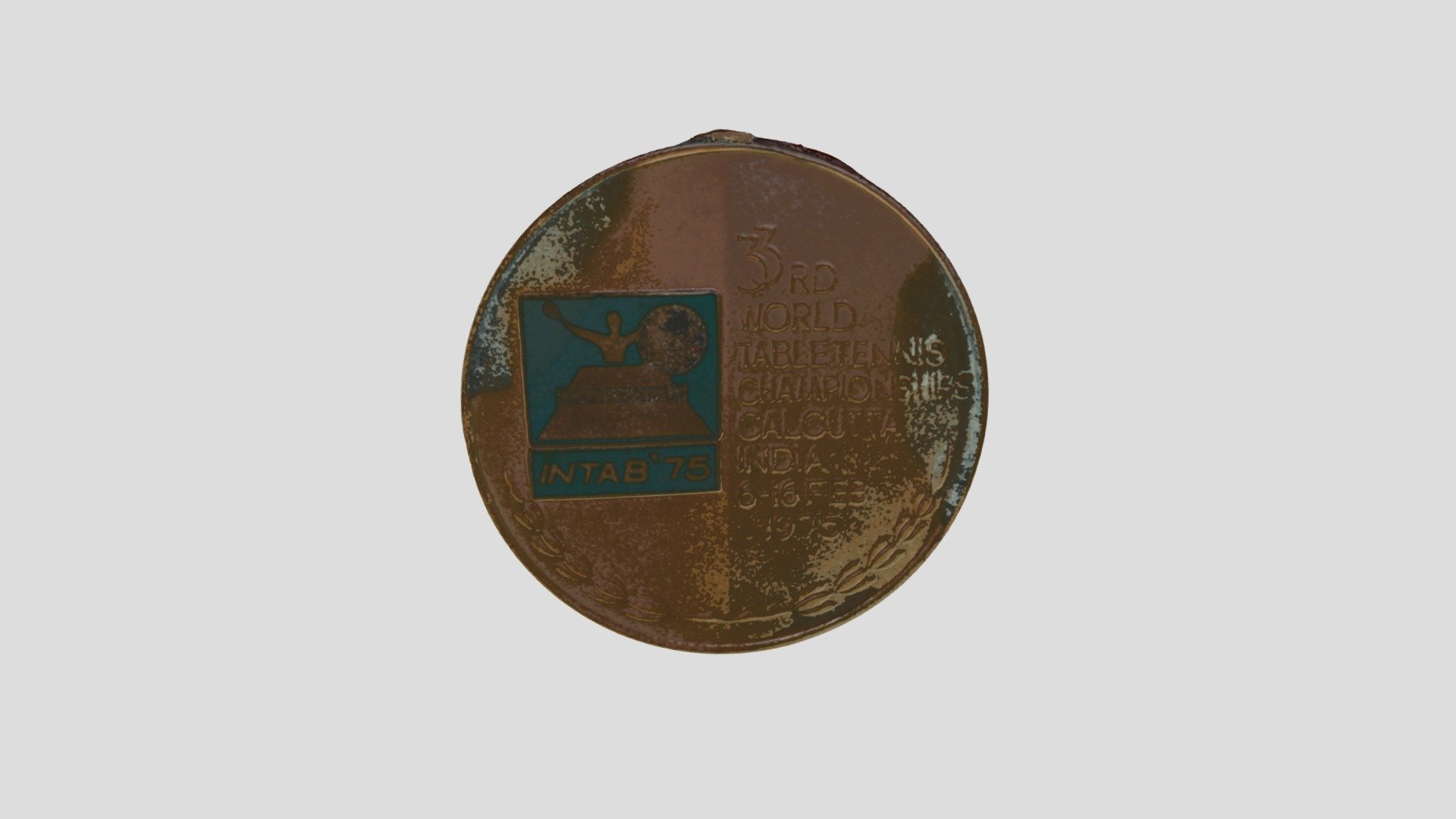 Jónyer István Calcutta 1975 érem double - 3D model by Halhatatlan ...