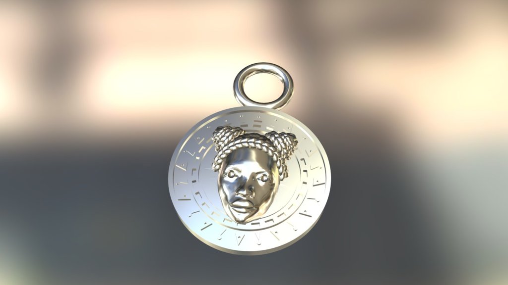 Zip Face-charm-1 - 3D model by lerrick [10f98cf] - Sketchfab