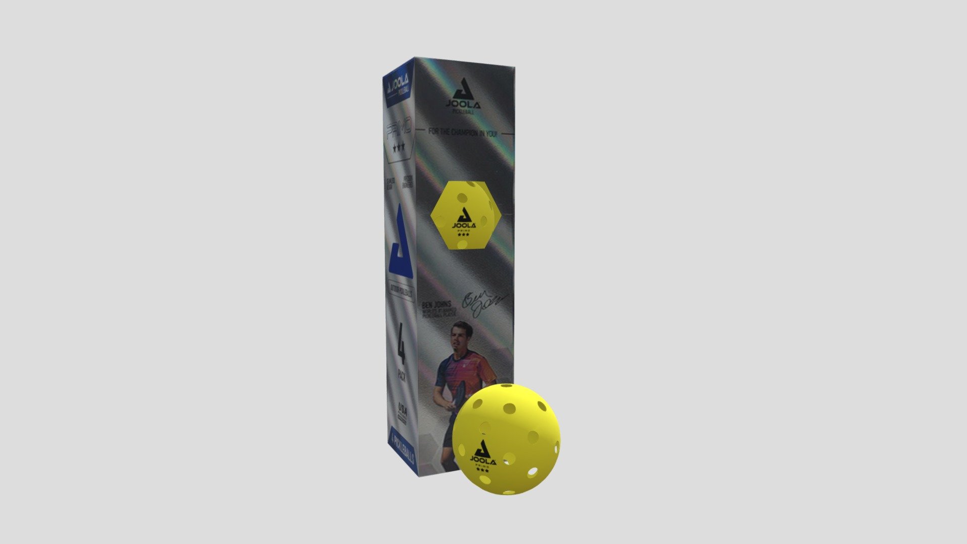 Pickleball JOOLA Primo pack - 3D model by ale.guidara3d [10fa35d ...