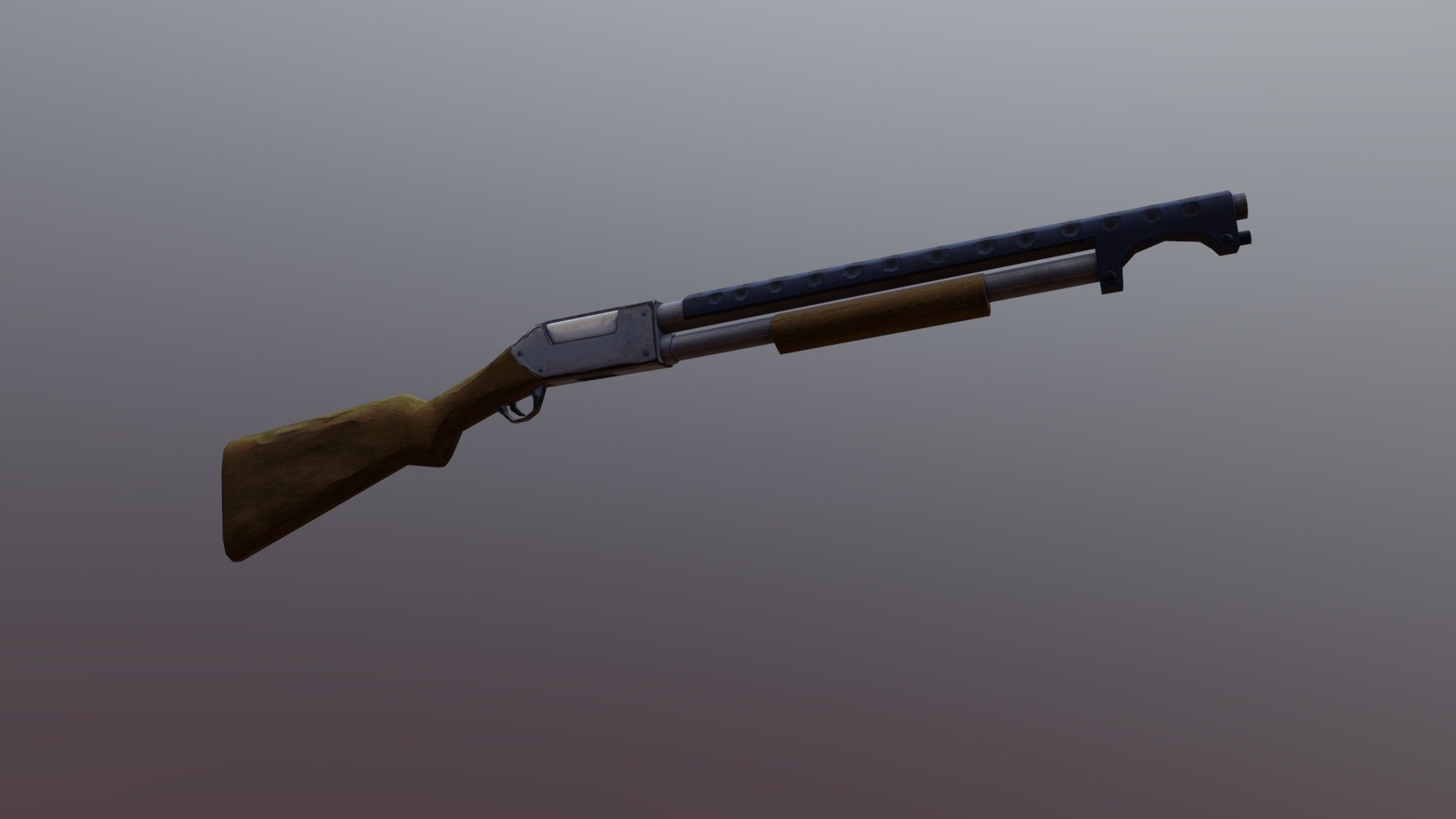 Stylised Trench Gun - Download Free 3D model by VilifiedVeronica ...