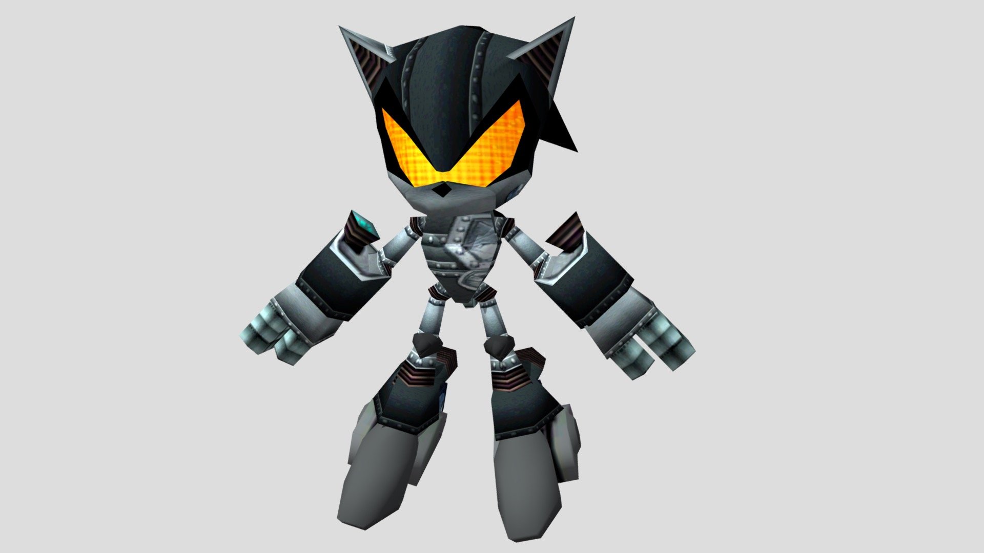 Mecha Sonic - Download Free 3D model by JadeandPals [10fe9bd] - Sketchfab