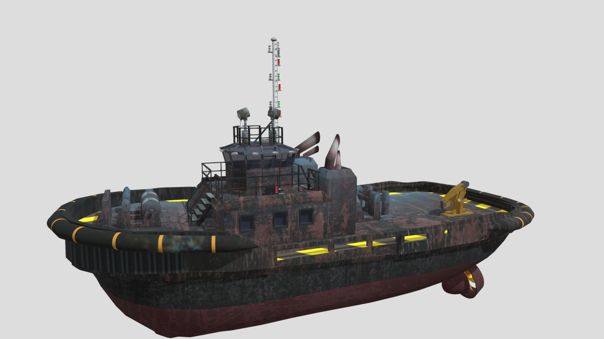 Boat CCC - Download Free 3D model by gogiart (@agt14032013) [10ff9e1 ...