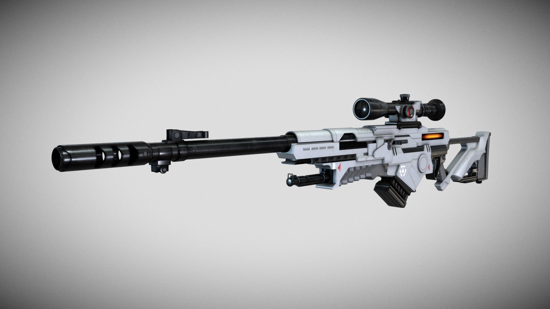 Sci Fi Rifle - Buy Royalty Free 3D model by alpenwolf (@alpen) [110290b ...