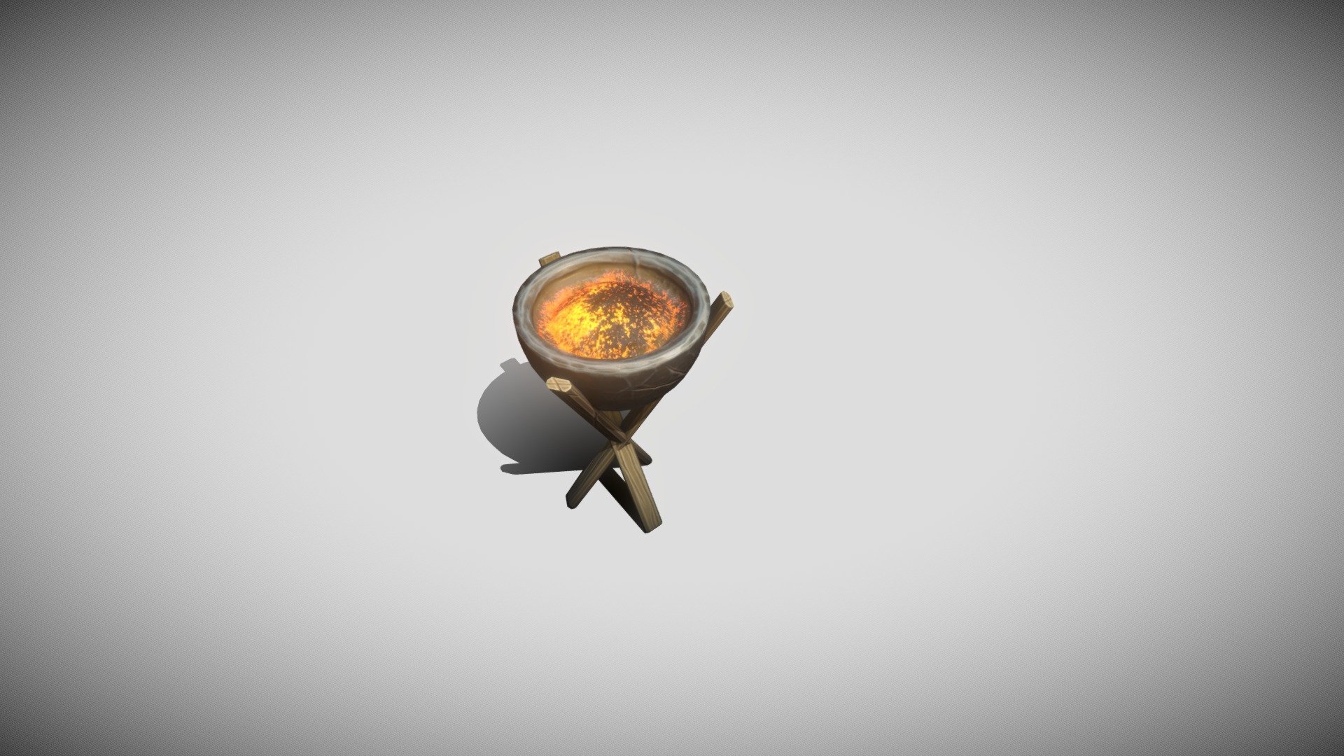 Stylized brazier fire stand - Download Free 3D model by Nabo (@nabonilo ...