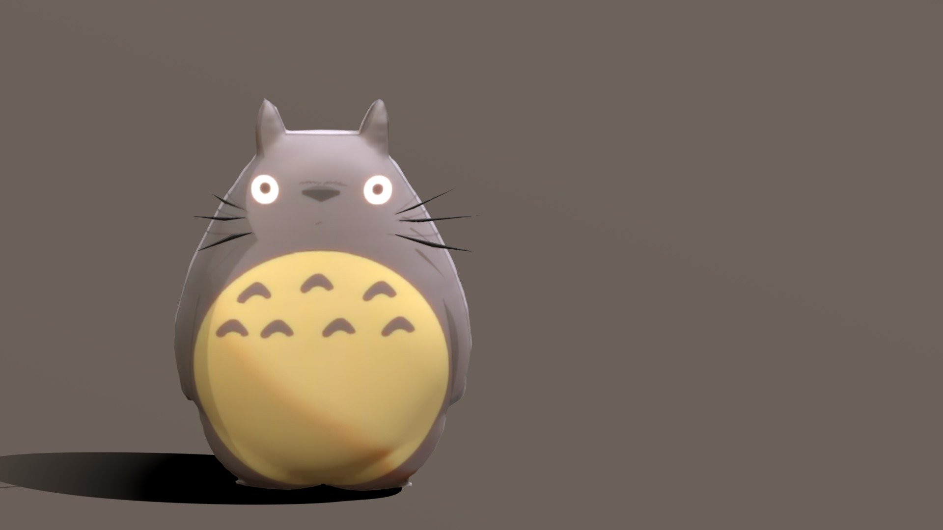 totoro - 3D model by ismailbintang45 [110476b] - Sketchfab