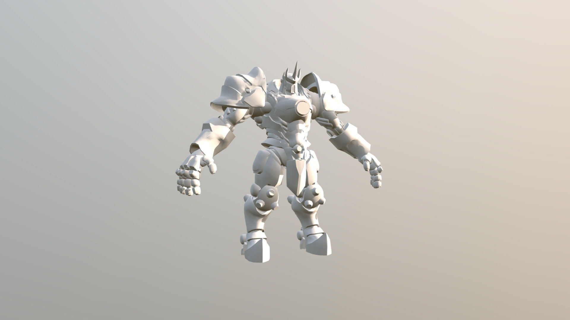 Reinhardt - 3D model by W0lffrang [1105ef9] - Sketchfab
