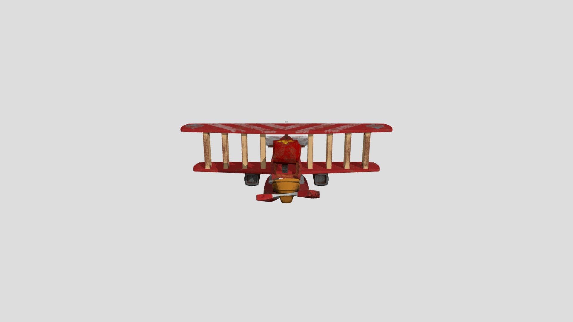 The Boxing Biplane - 3D model by m0nt0ya [1107e84] - Sketchfab