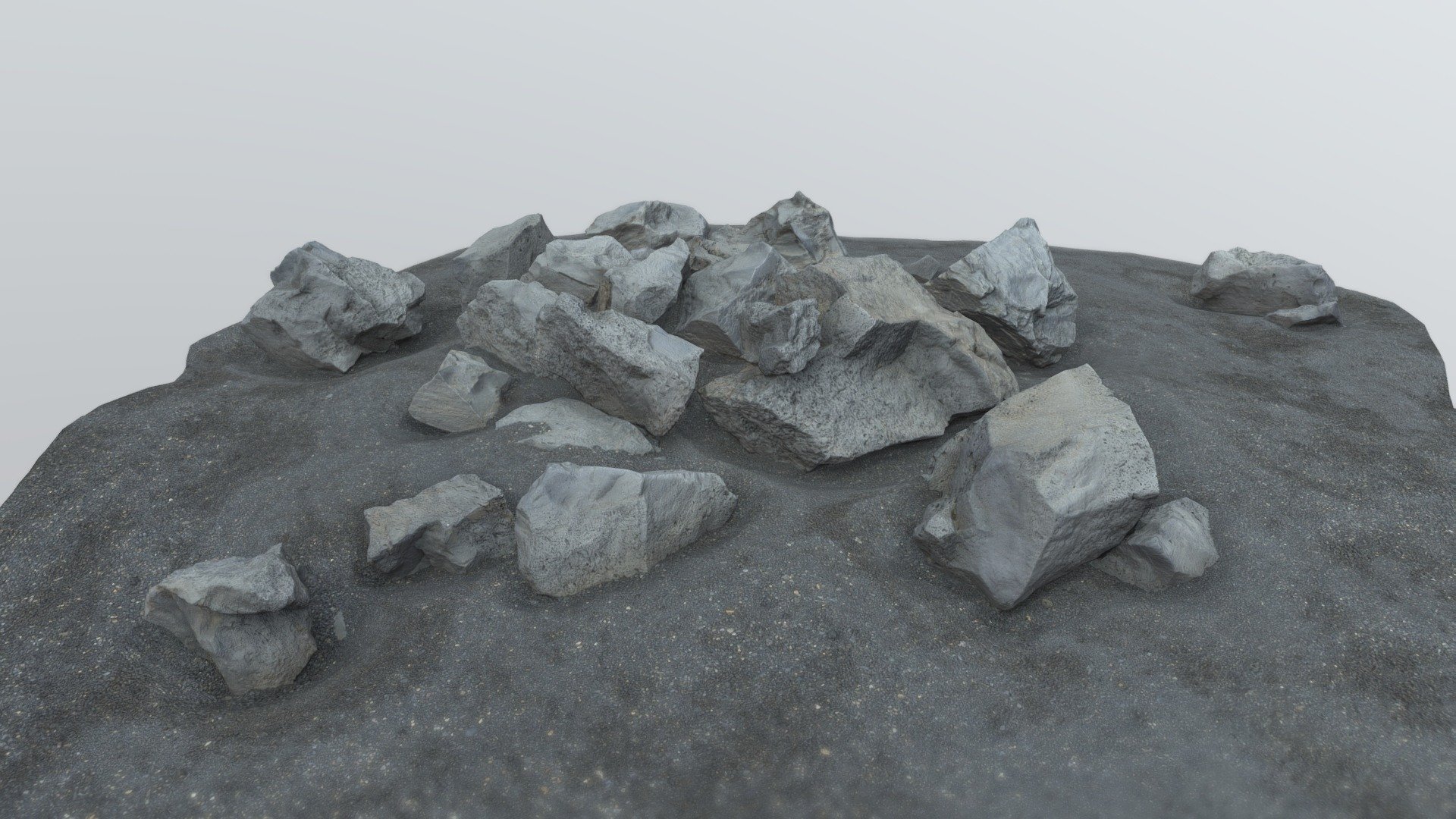 Shattered Icelandic rocks - 3D model by MAK11 [110810c] - Sketchfab