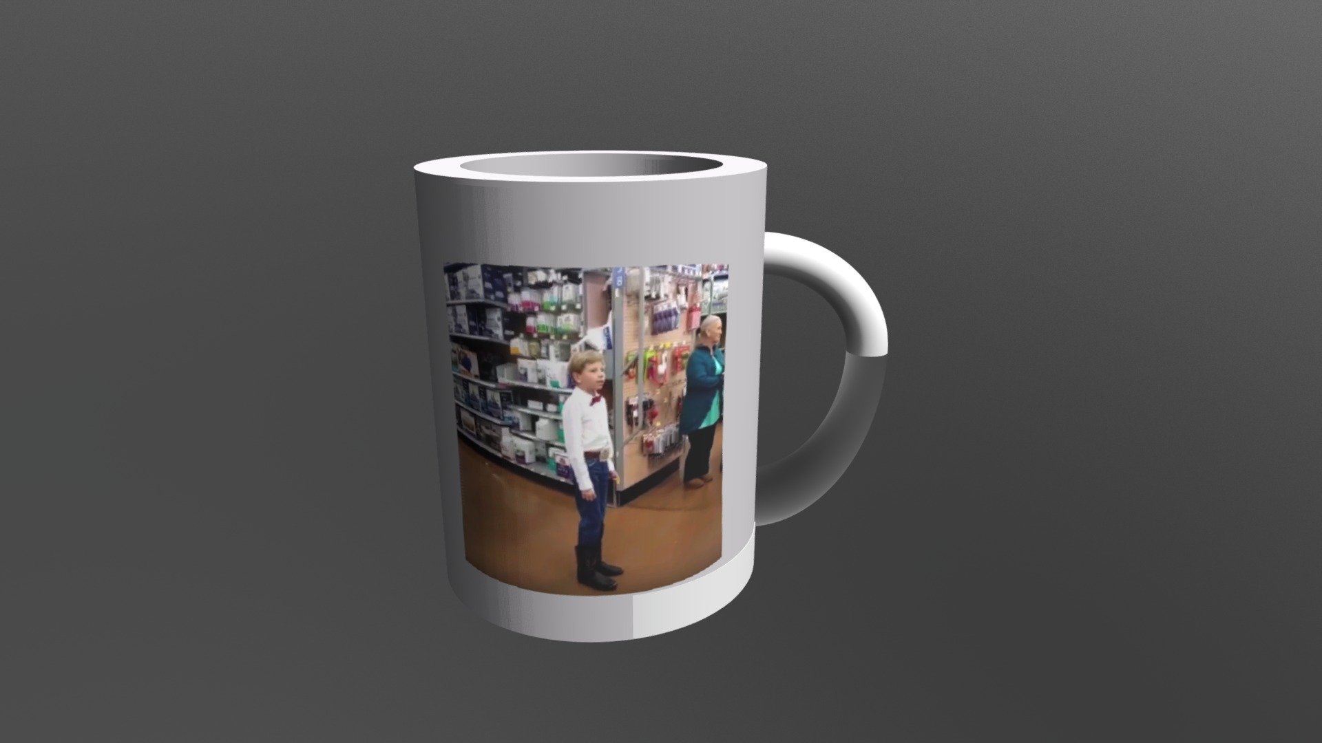 Yodel Boy Mug - 3D model by nykki [110942c] - Sketchfab
