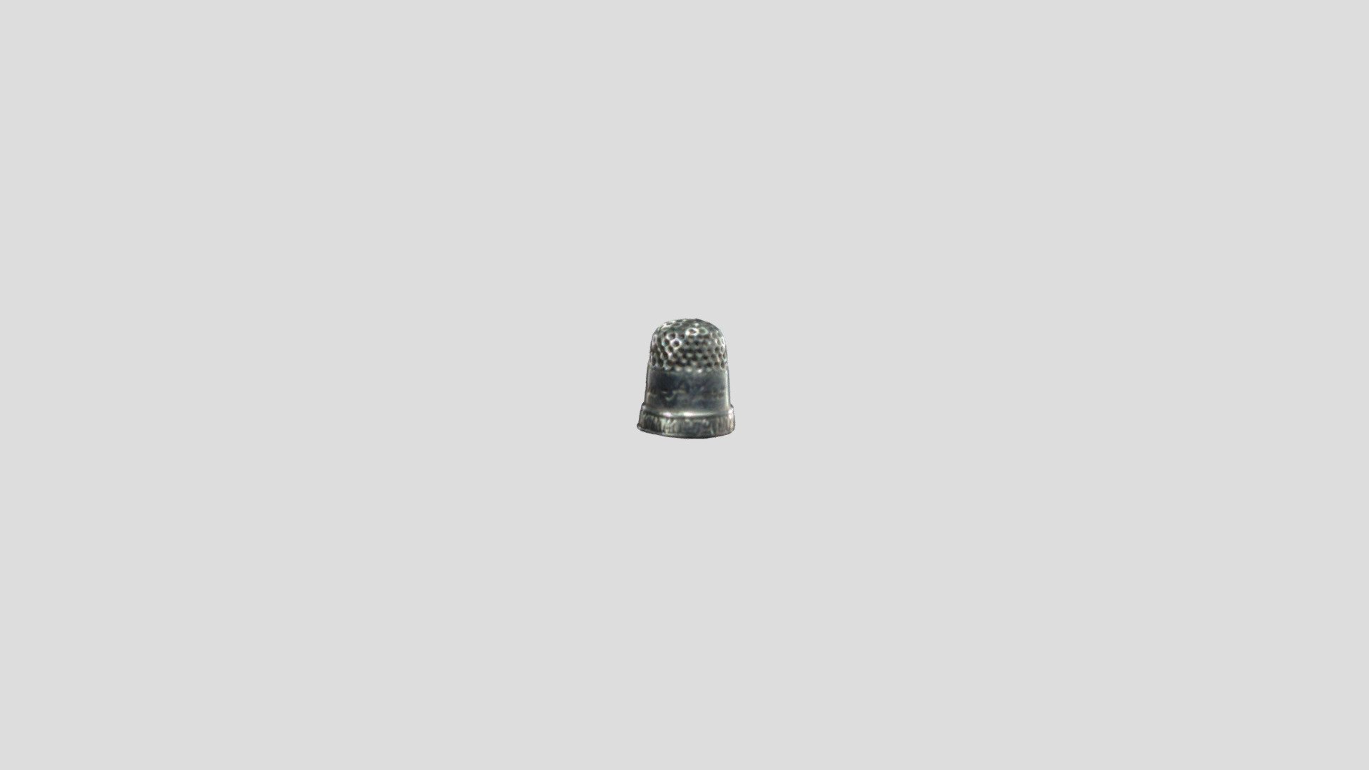 Victorian thimble - 3D model by Aberdeen City Libraries ...