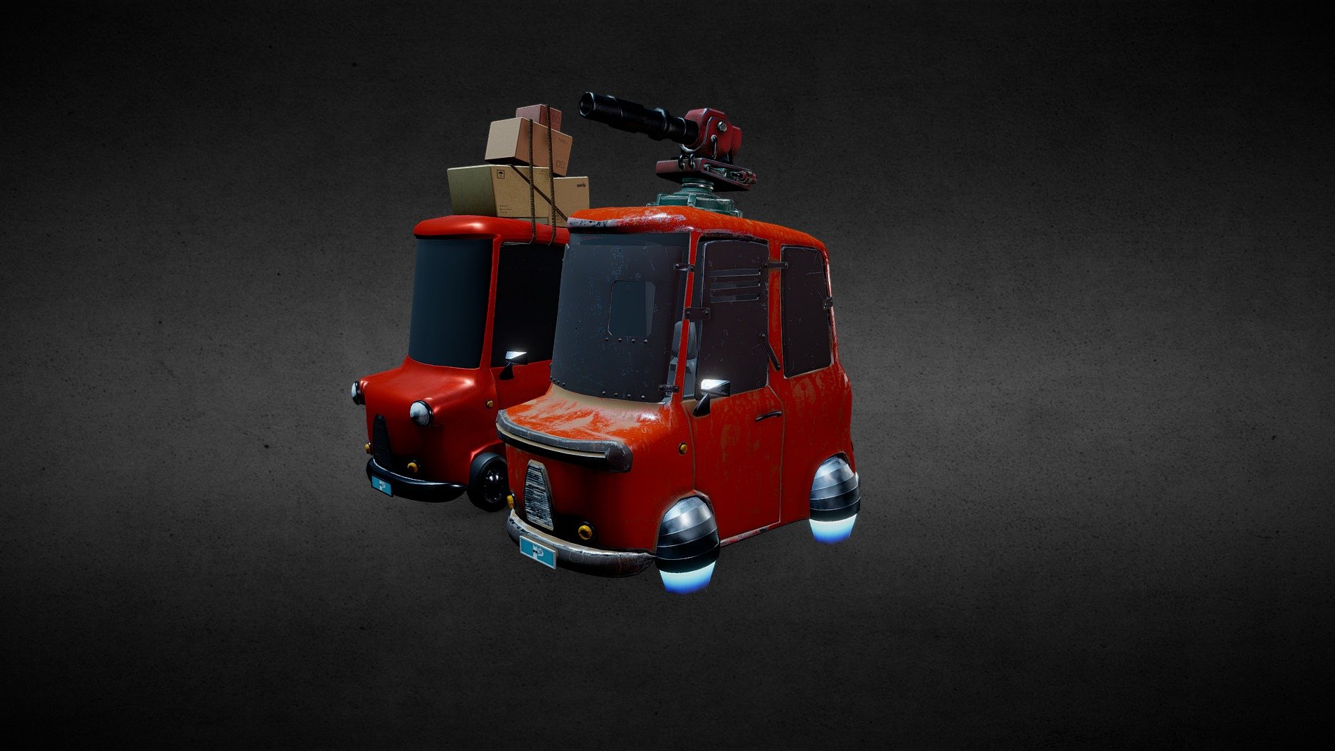 Car/weapon - 3D model by gauravramteke [110ce76] - Sketchfab