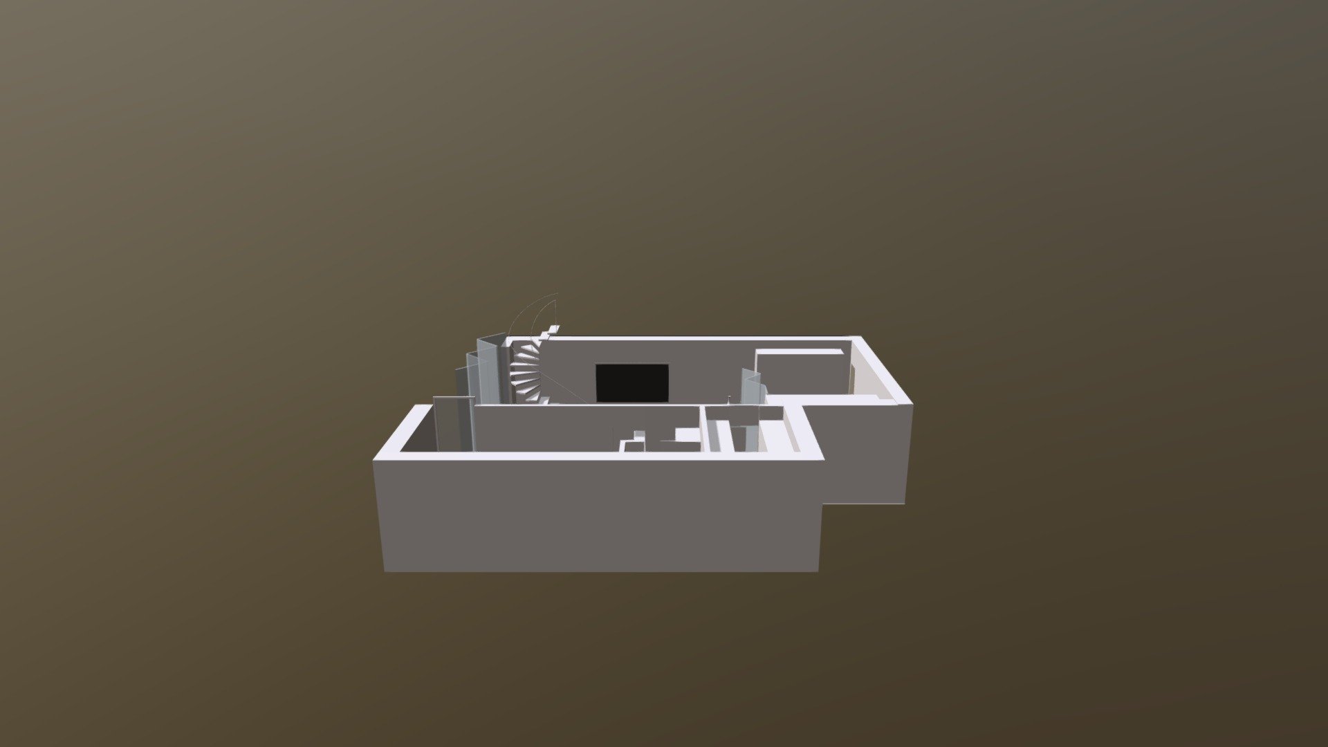Current Floorplan Basement-01 - 3D model by Ambigram Architects ...