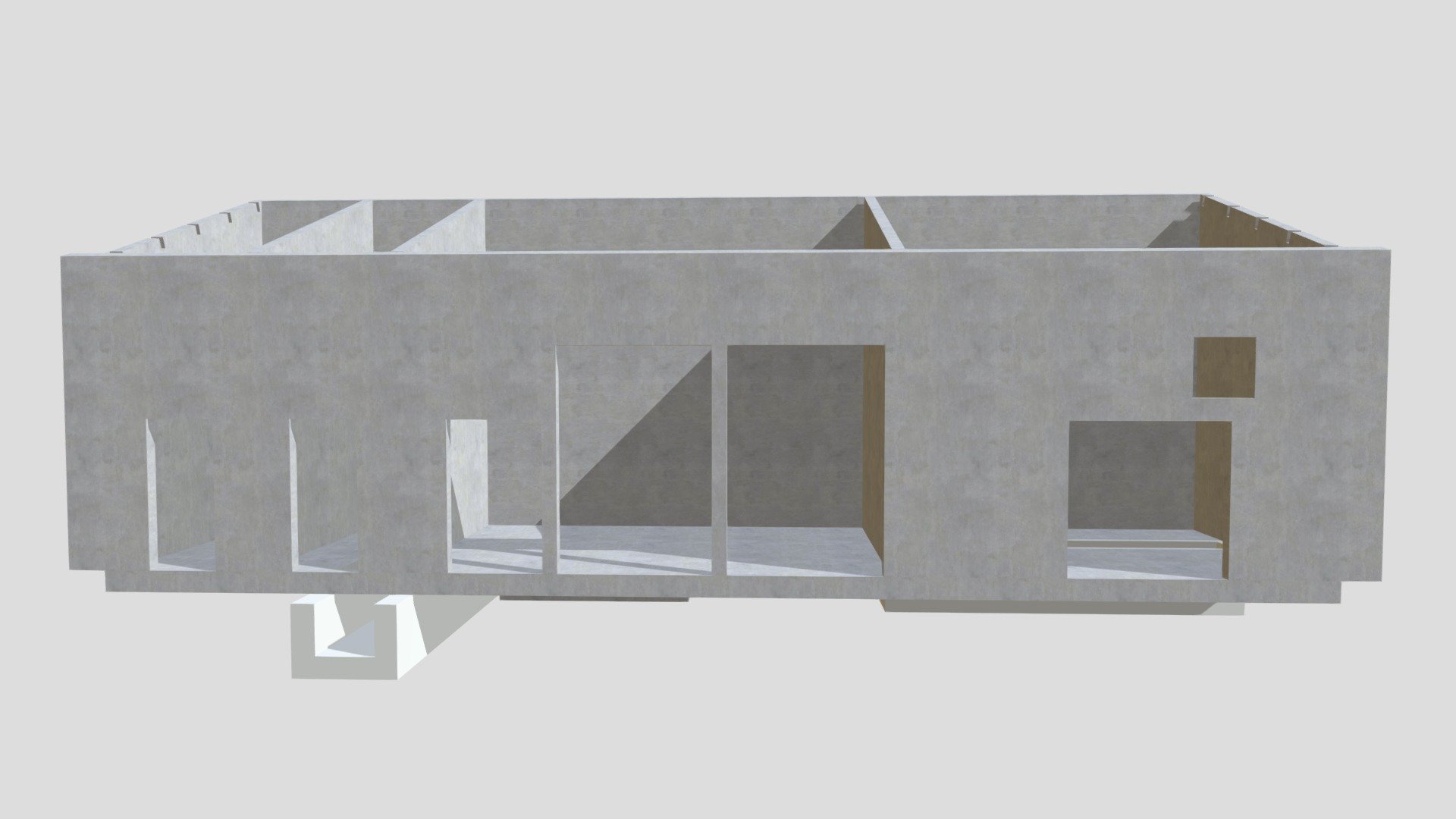 BATIMENT TECHNIQUE - 3D model by Stephane.Begue [110fc08] - Sketchfab