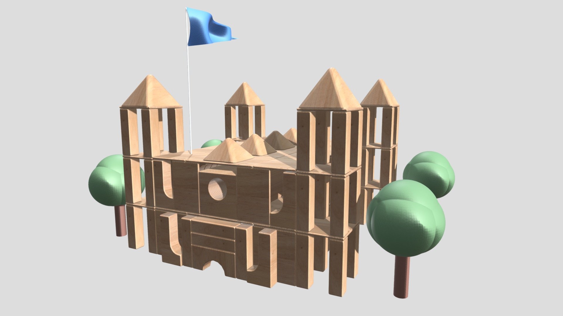 Castle Complete V3 - Download Free 3D model by JacksonSanders [110fd1b ...