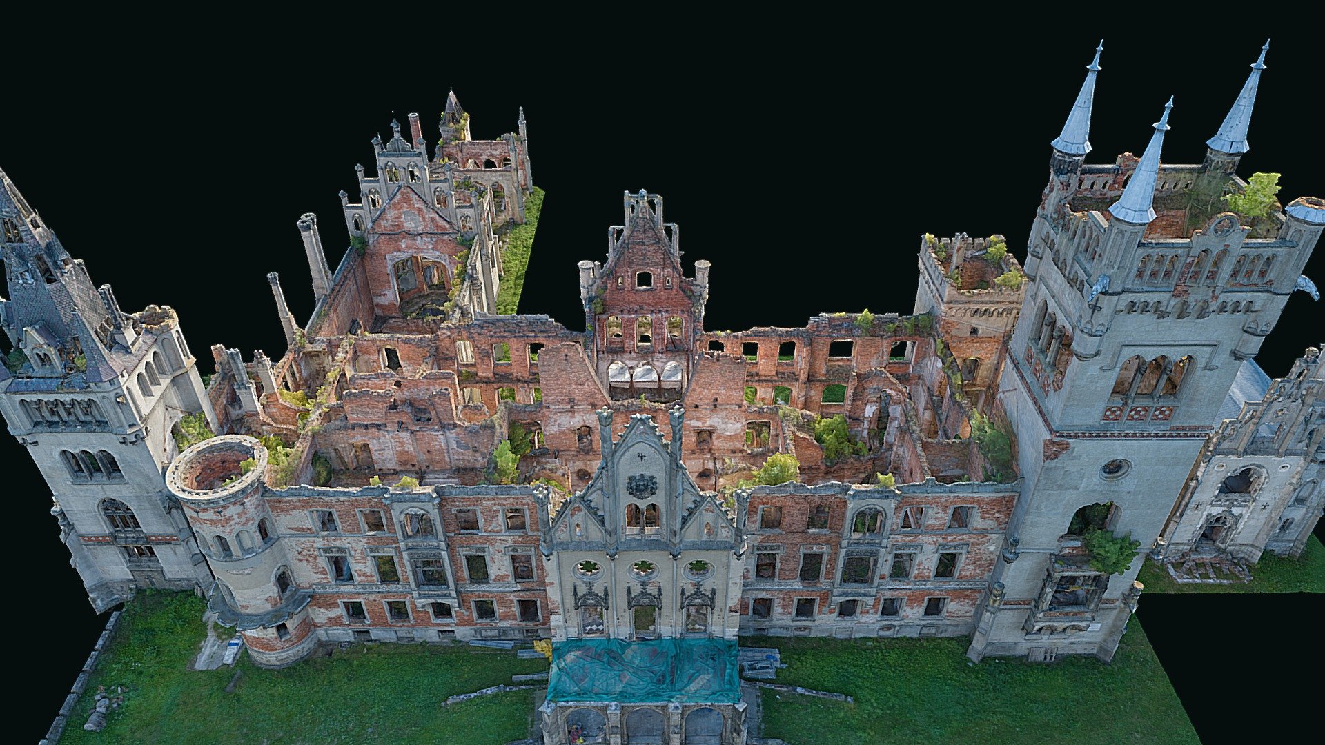 Kopice Castle. Abandoned jewel of Poland - 3D model by Saulius.Zaura ...