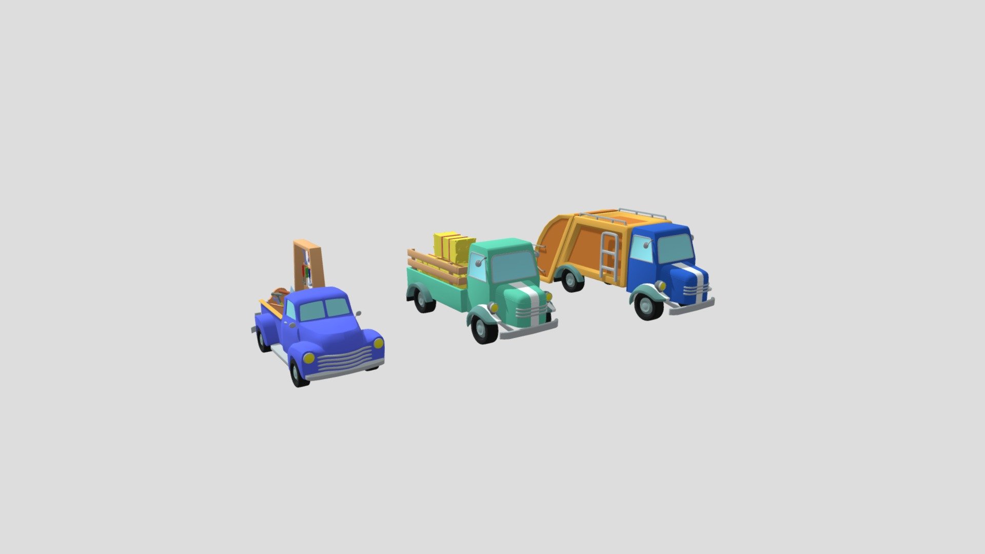Utilty Cars - 3D model by tolunaykaravar [1110902] - Sketchfab