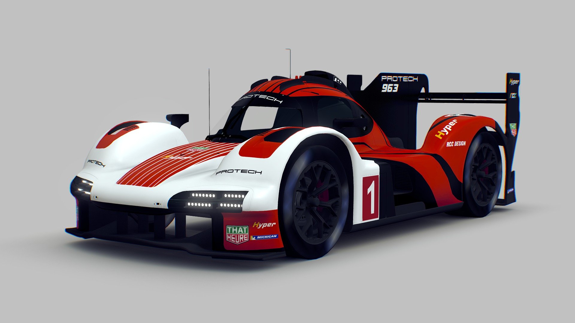 Cartoon Race Car - Darsche 96-3 - Buy Royalty Free 3D model by RCC ...