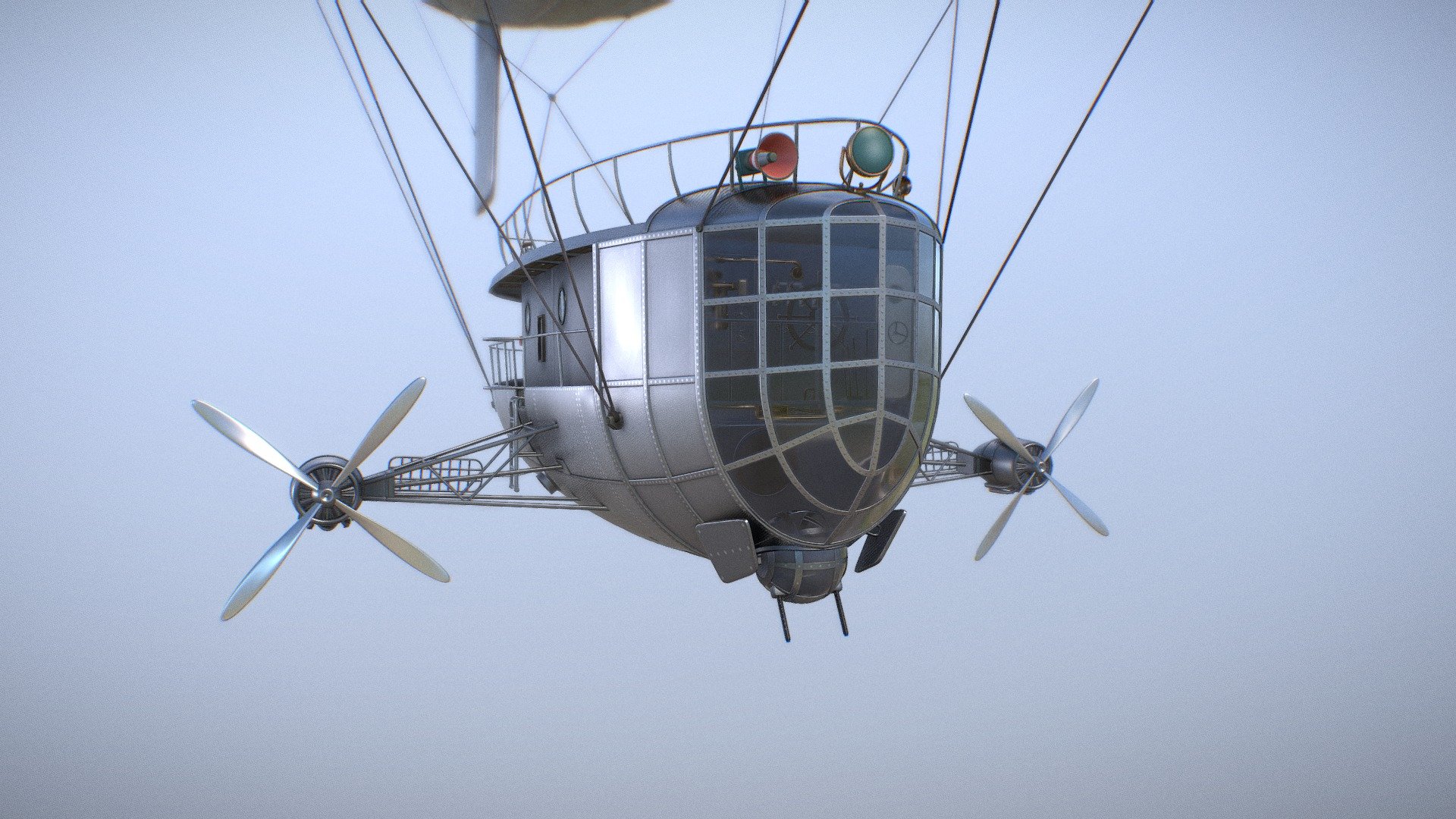 Airship - Buy Royalty Free 3D model by Pbr_Studio (@pbr.game.ready ...
