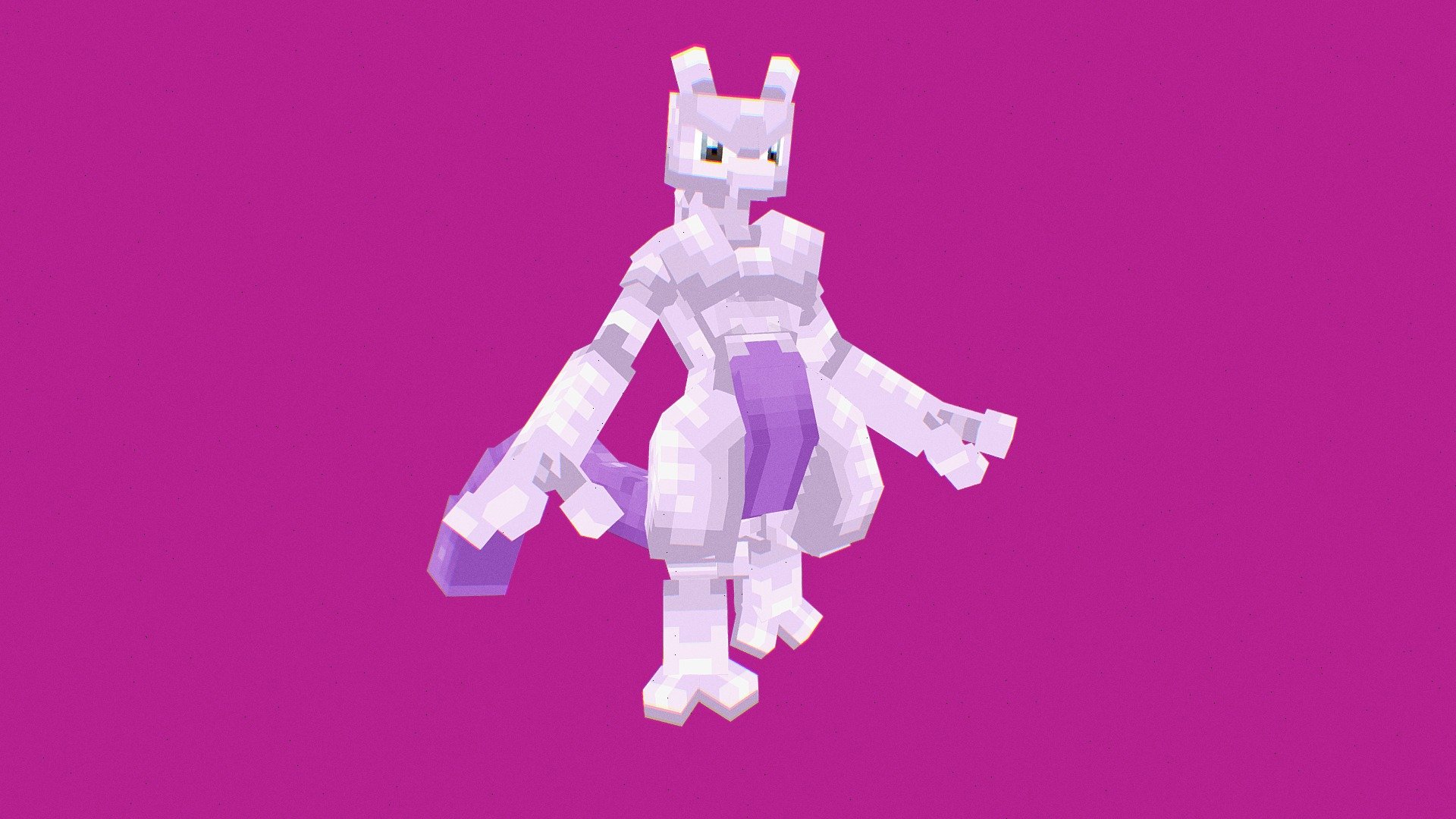 Blockbench - Pokemon Mewtwo - 3D model by MexBot.Arts [1115193] - Sketchfab