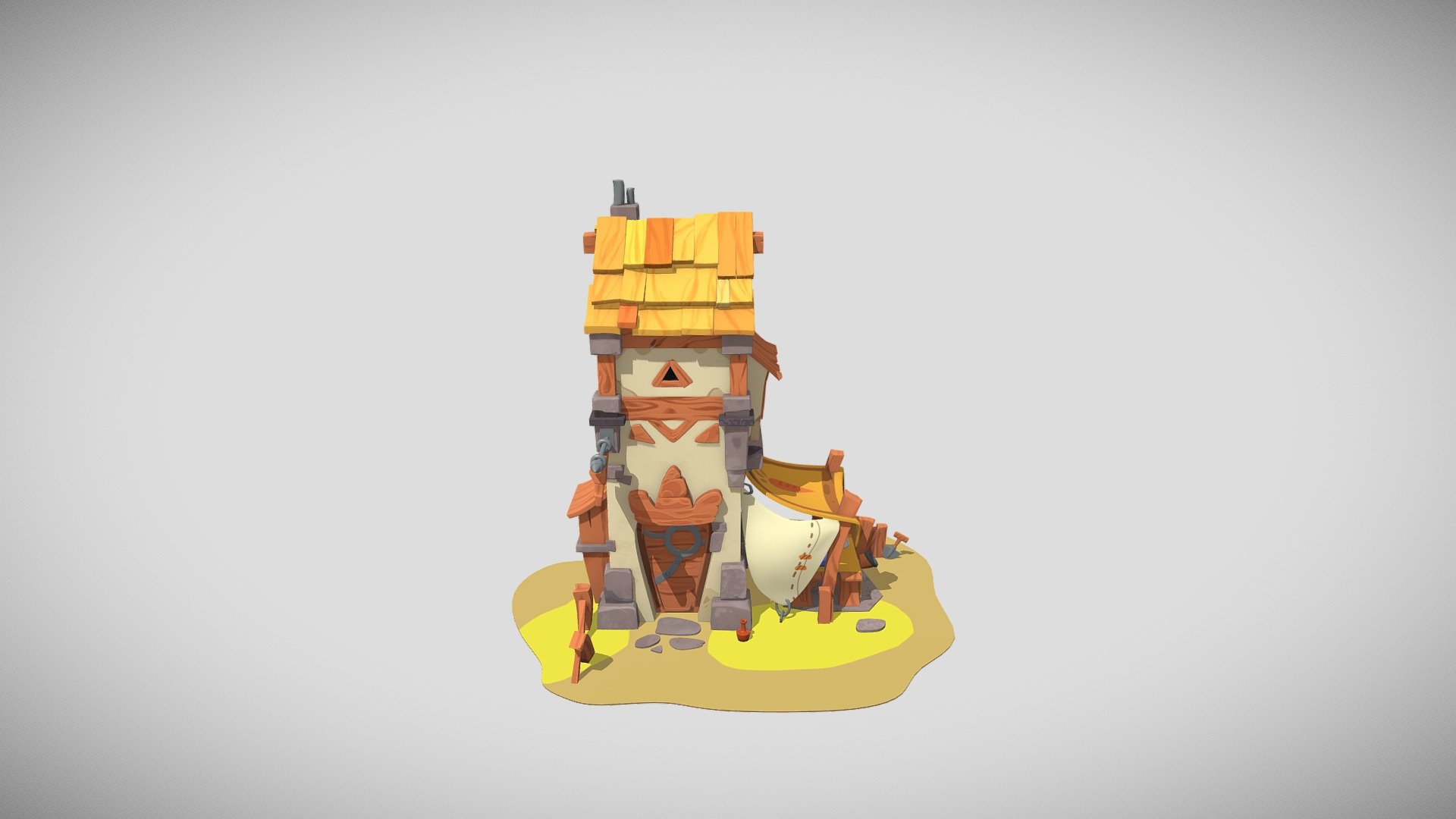 Shack - 3D model by greenwasabicecream [111727c] - Sketchfab