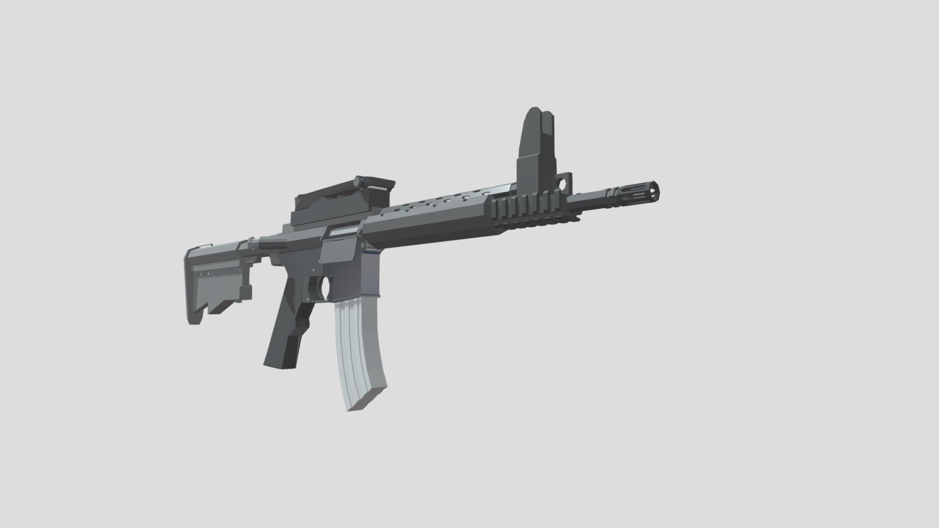 Low poly LR-300 - Download Free 3D model by yeepotato10 [111939d ...