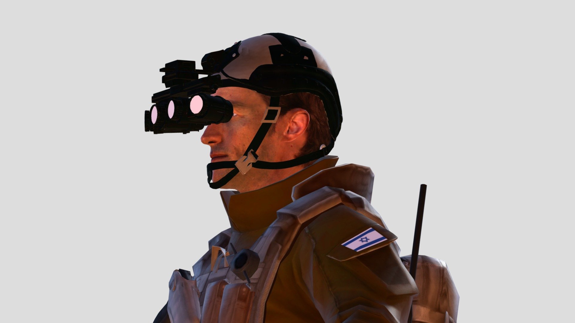 IDF ISRAELI GAME READY - 3D model by KIR (@sukirman) [111a336] - Sketchfab